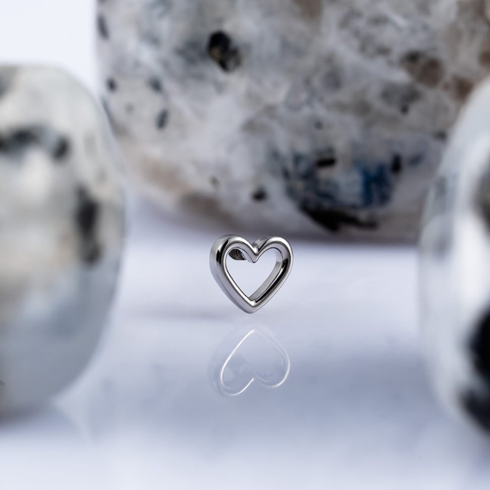 Накрутка Heart Symbol mini Implant Grade 1.2 мм титан