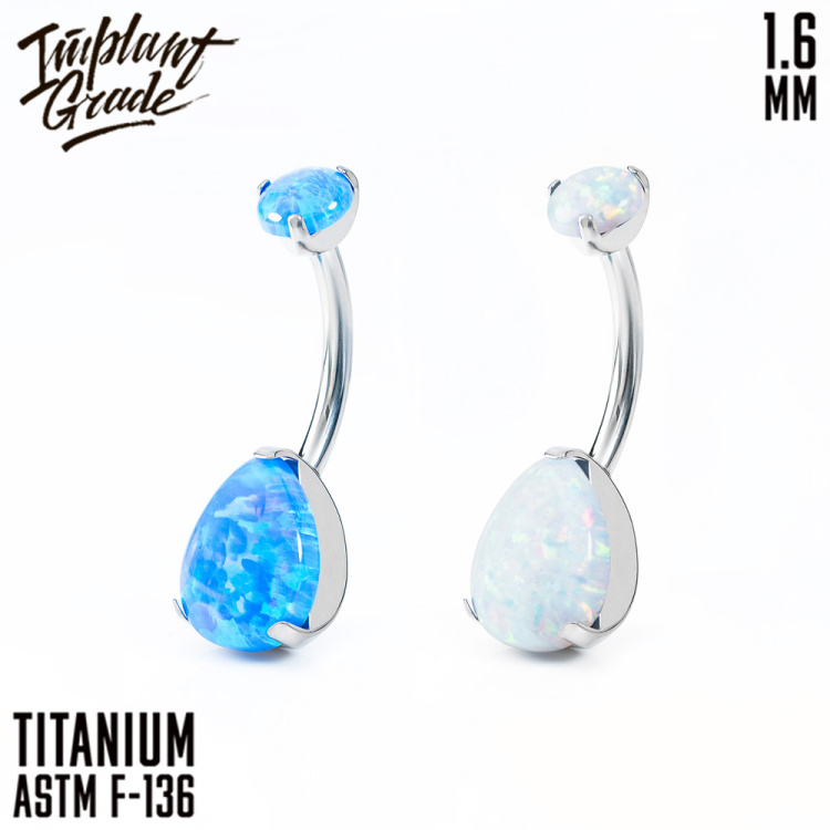 Банан Drop Opal Implant Grade 1.6 мм титан